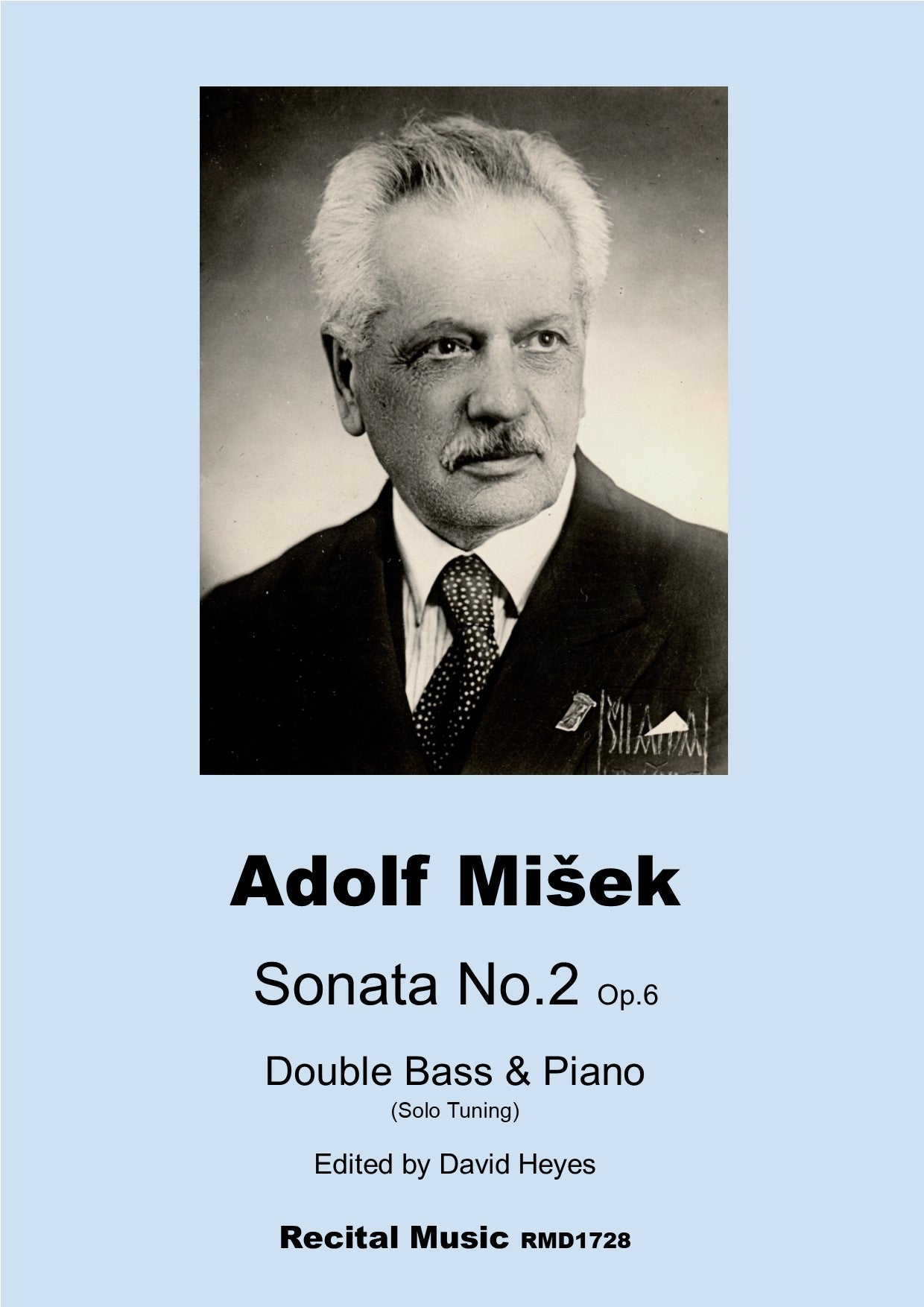 Adolf Míšek: Sonata No. 2 Op. 6 for bass in solo tuning (ed. Heyes ...