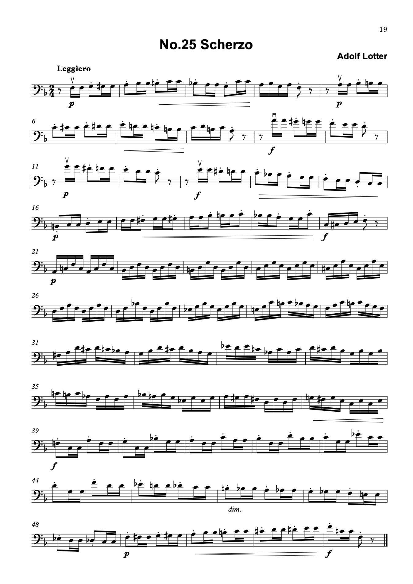 Bass Clef Studies Book 1 - 100 Studies in Major Keys for Double Bass ...