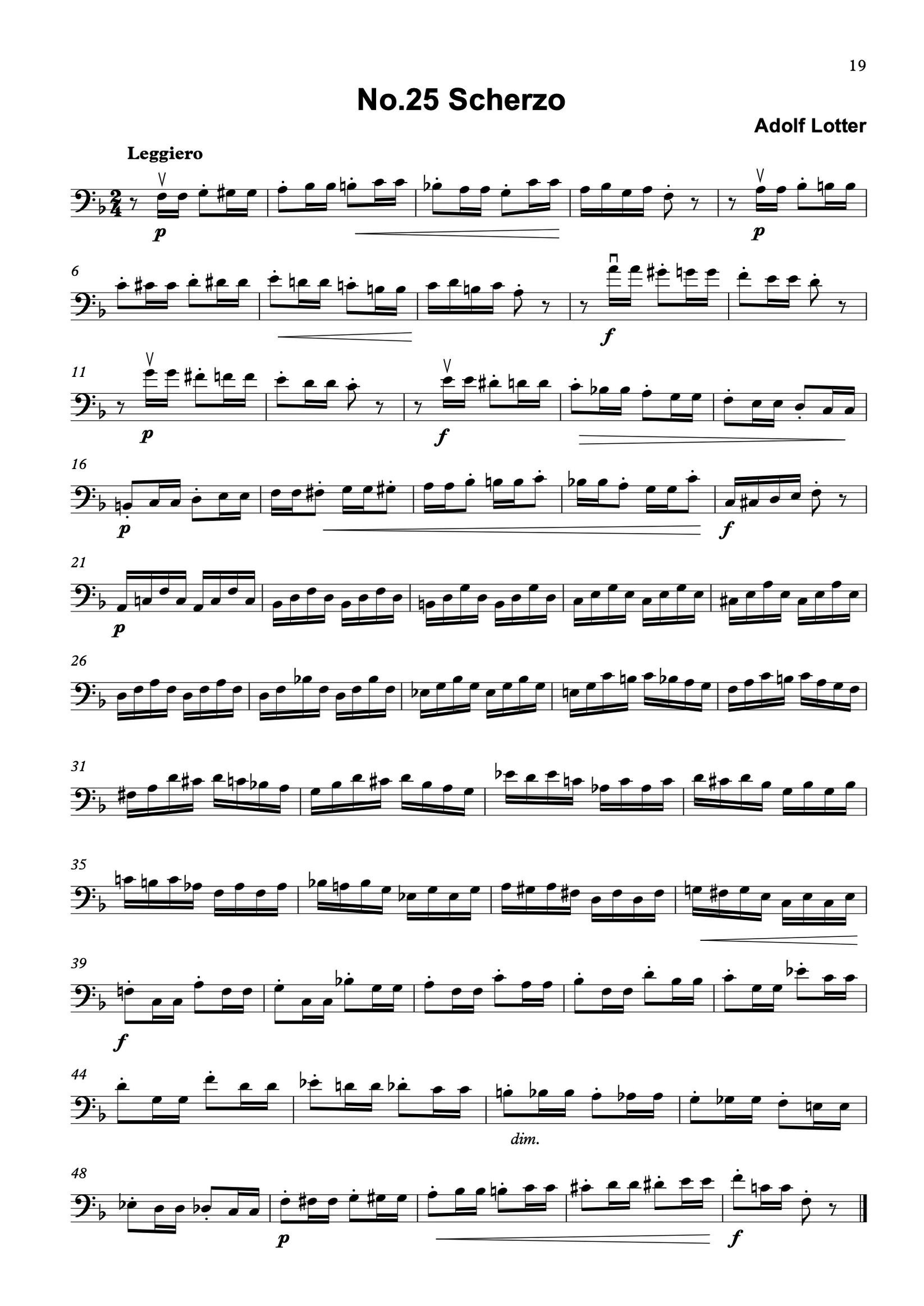 Bass Clef Studies Book 1 - 100 Studies in Major Keys for Double Bass ...