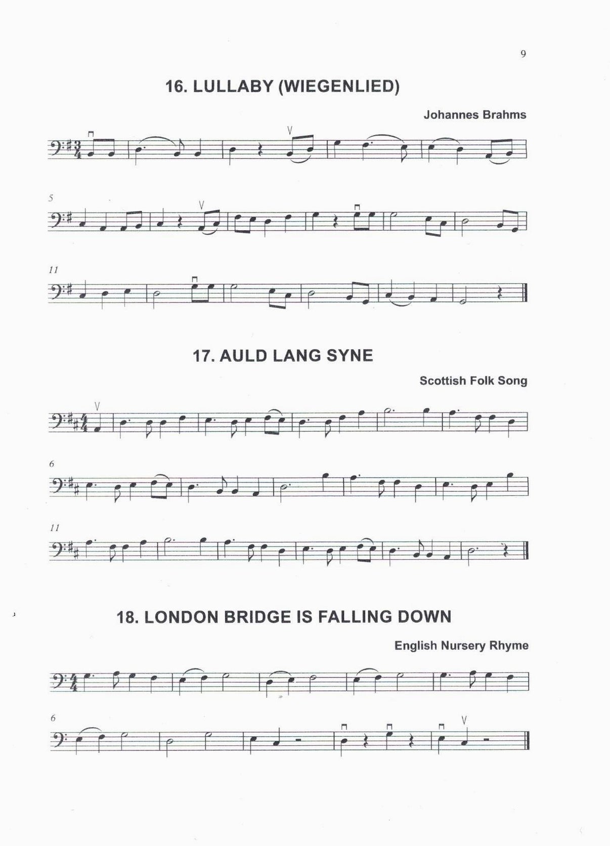 Beginner Bass: 50 Melodies in First Position for Double Bass – Double ...