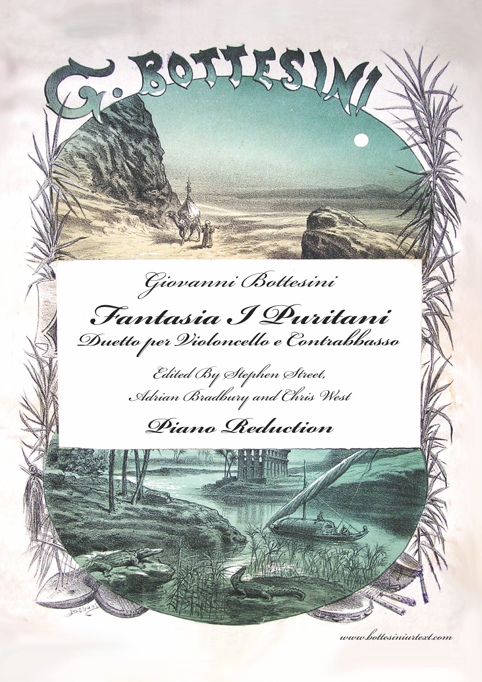 Bottesini: Fantasia I Puritani Duetto Per Violoncello e Contrabasso (U ...